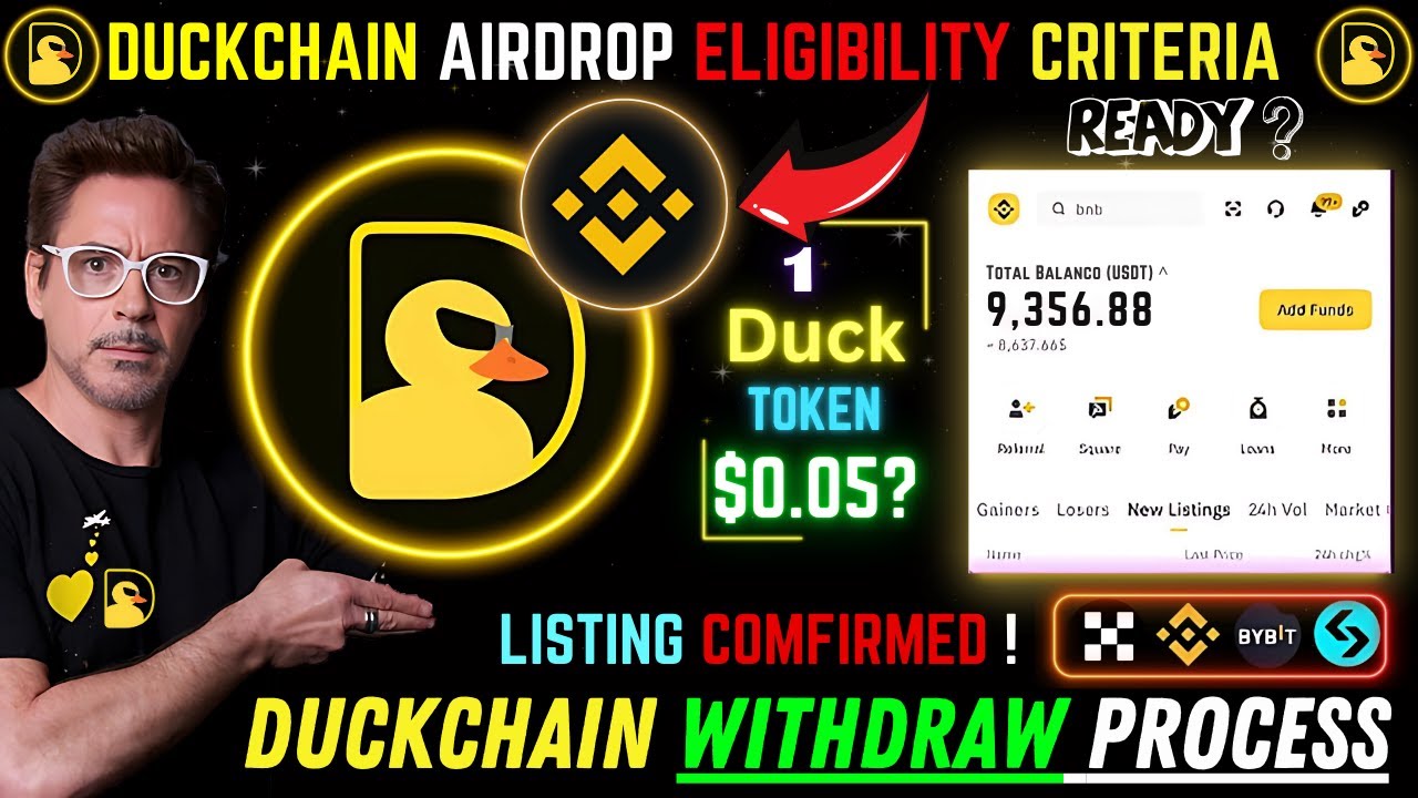 DuckChain Eligibility Criteria DuckChain Binance Web3 Wallet Project 🐥 ...