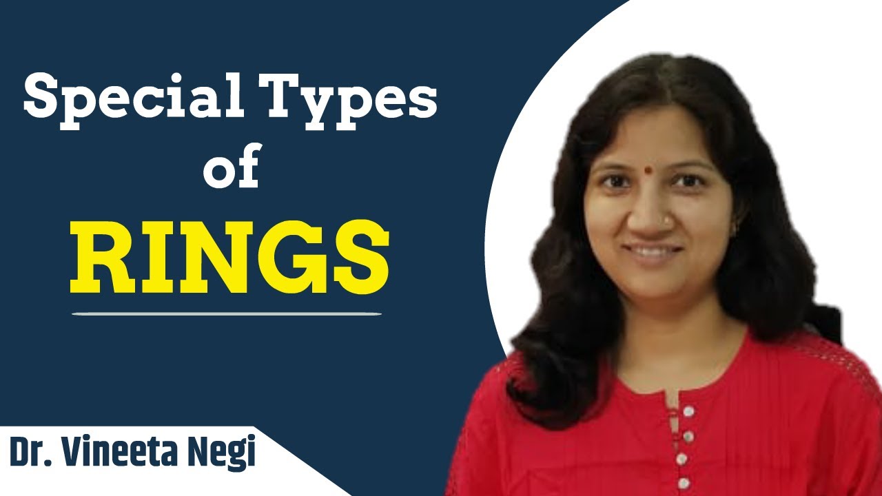 Special Types of Rings - Ring Theory - YouTube