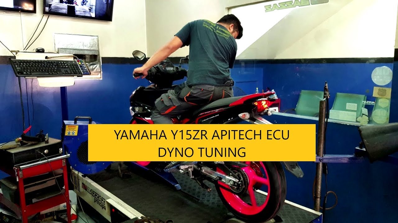 Yamaha Y15ZR APITECH ECU Dyno Tuning - YouTube