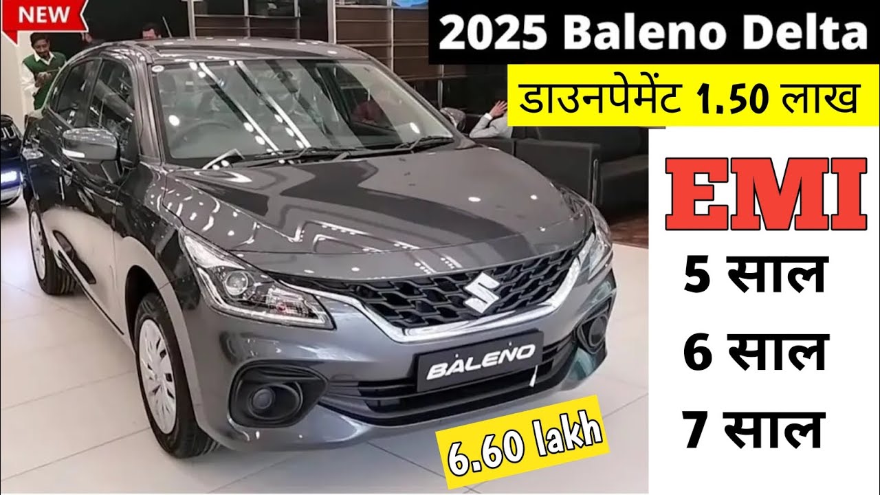 🚗 2025 Baleno Best Finance Plan 🔥 | Lowest EMI & Down Payment | Maruti ...