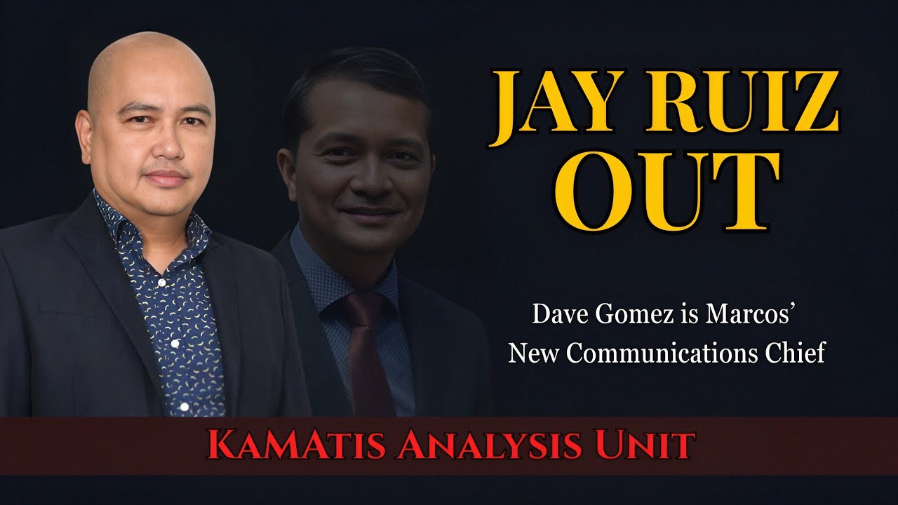 Jay Ruiz out; Dave Gomez is Marcos’ new communications chief - YouTube