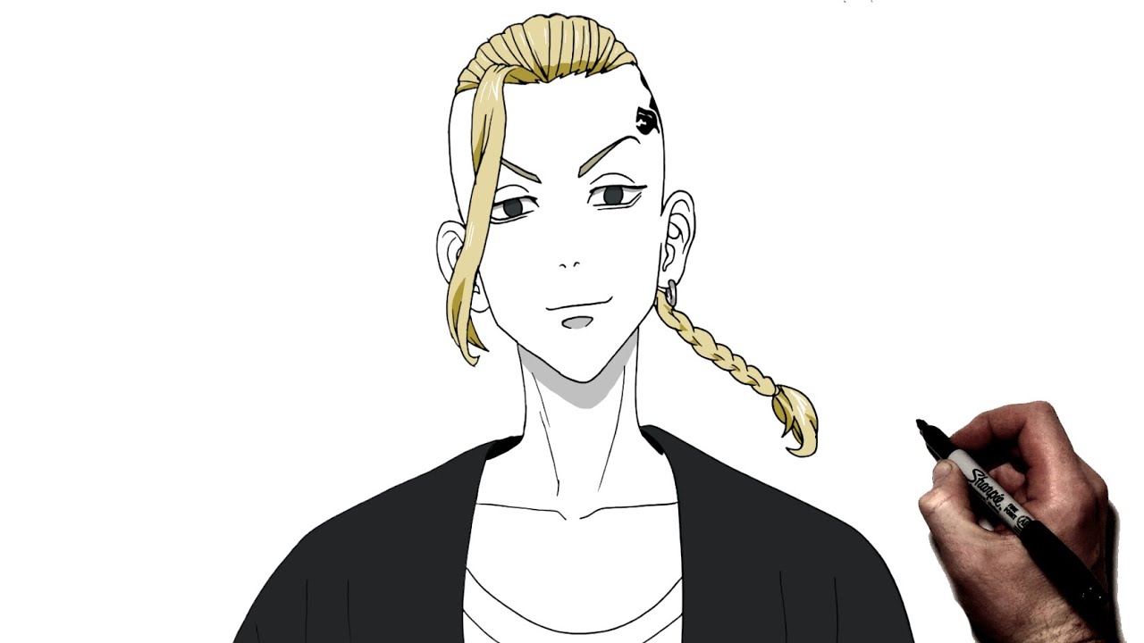 How To Draw Draken | Step By Step | Tokyo Revengers - YouTube