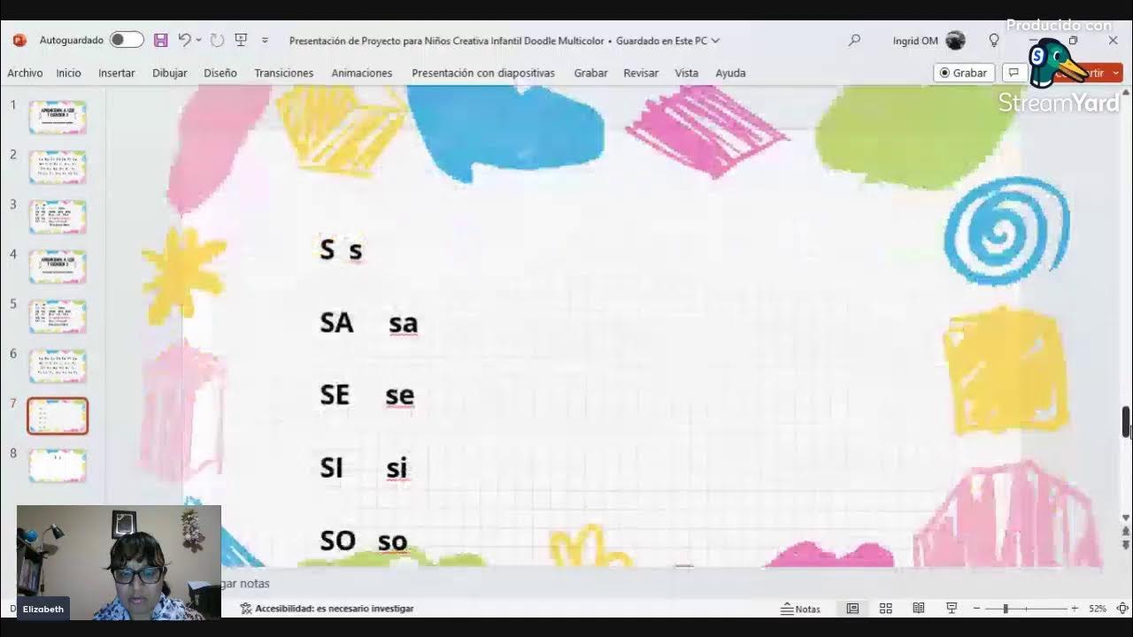 Aprendiendo a leer y escribir 2 - YouTube