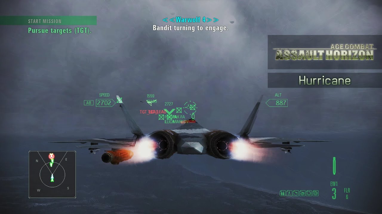 Ace Combat Assault Horizon - Hurricane: PAK-FA Akula EW1 - YouTube