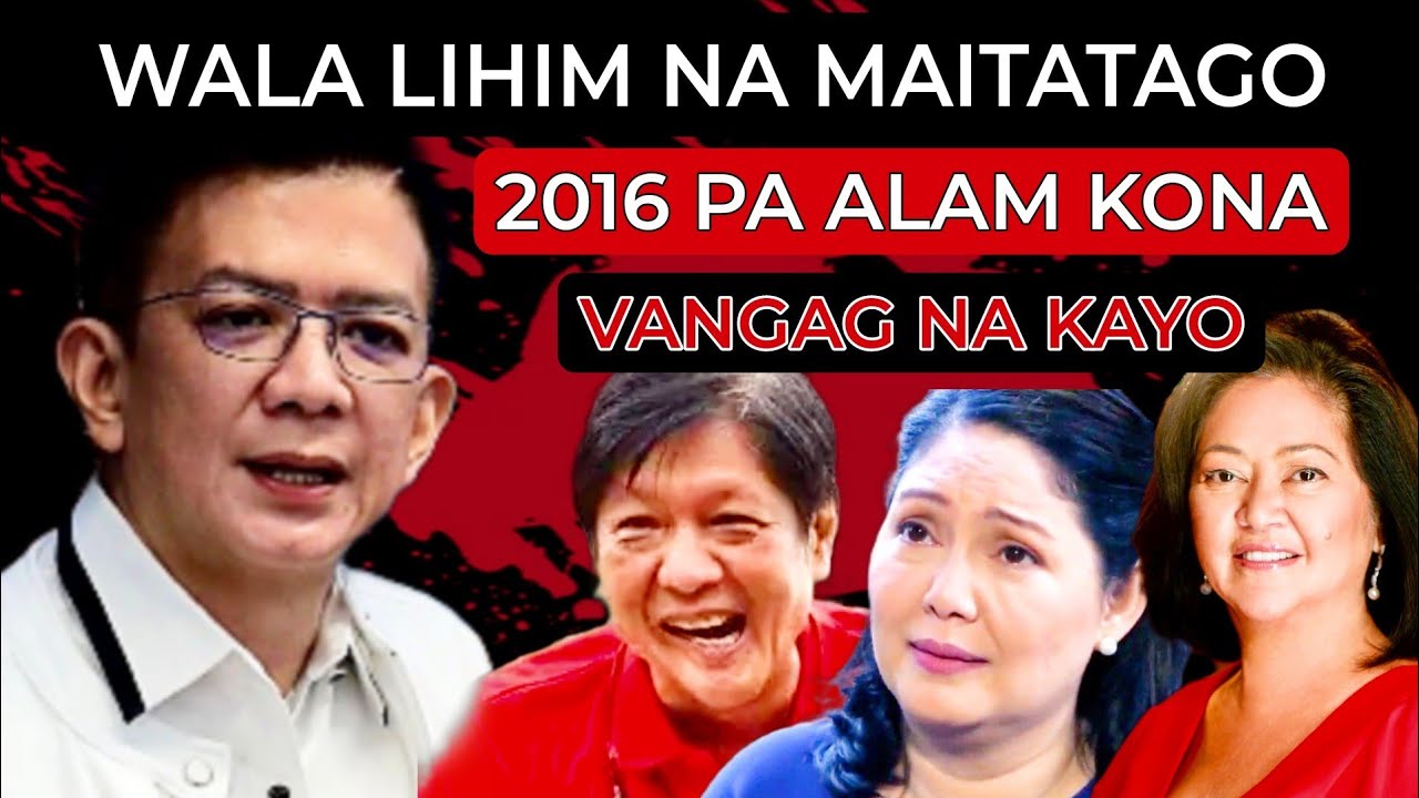 SEN. CHIZ ESCUDERO 2016 PA ALAM NA SI PBBM AT LIZA AY VANGAG. - YouTube