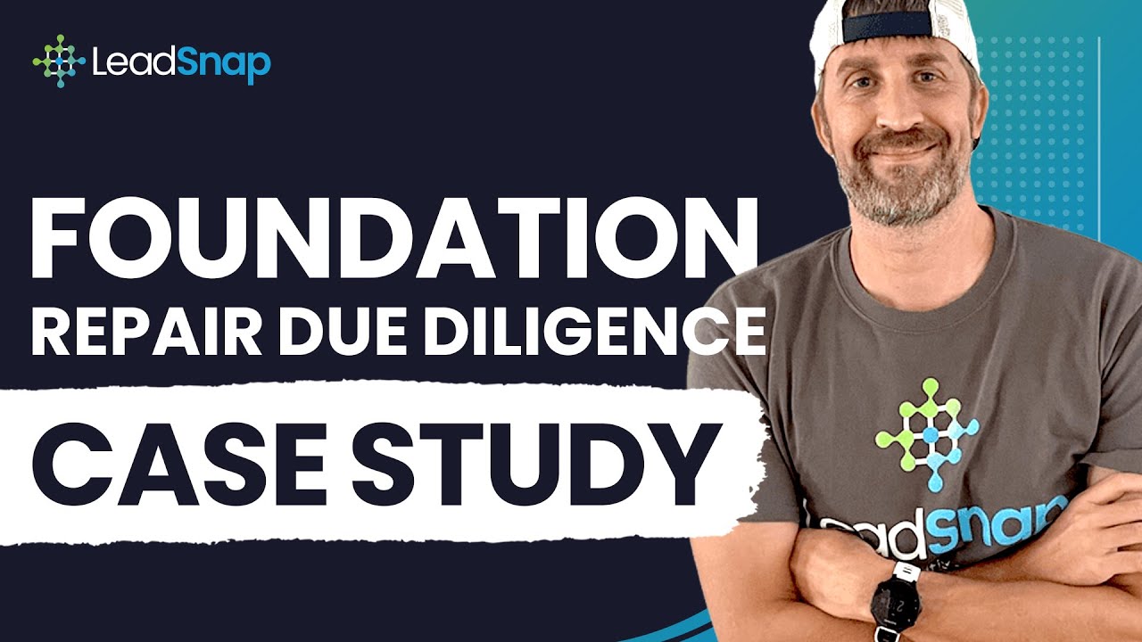 Foundation Repair Lead Generation Due Diligence Case Study - YouTube
