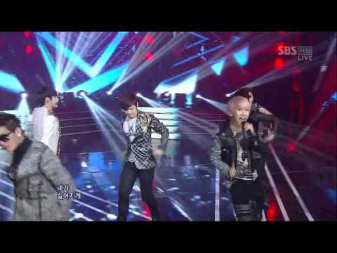 BTOB [çılgın] @SBS Inkigayo popüler şarkı 20120401