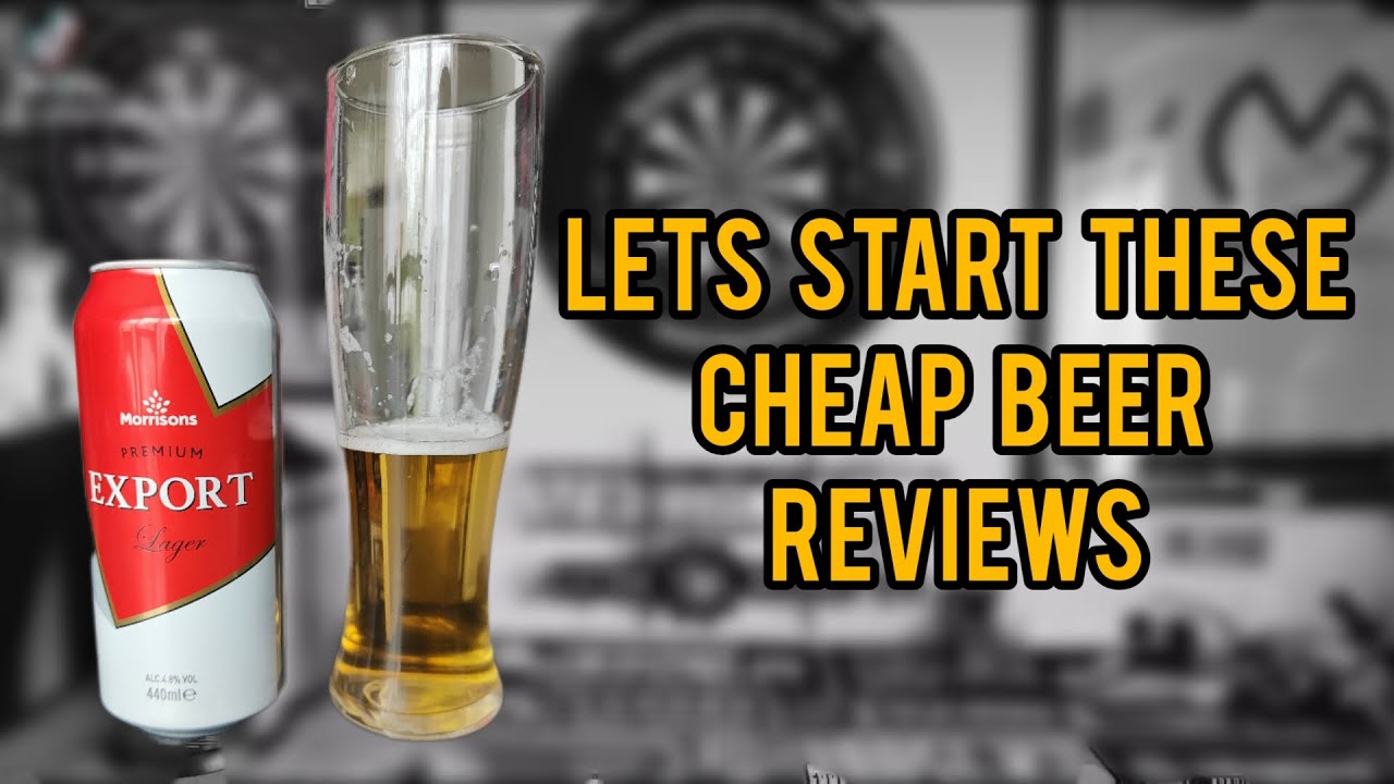 Morrisons premium export lager 4.8% - Morrisons - review No. 1327 - YouTube