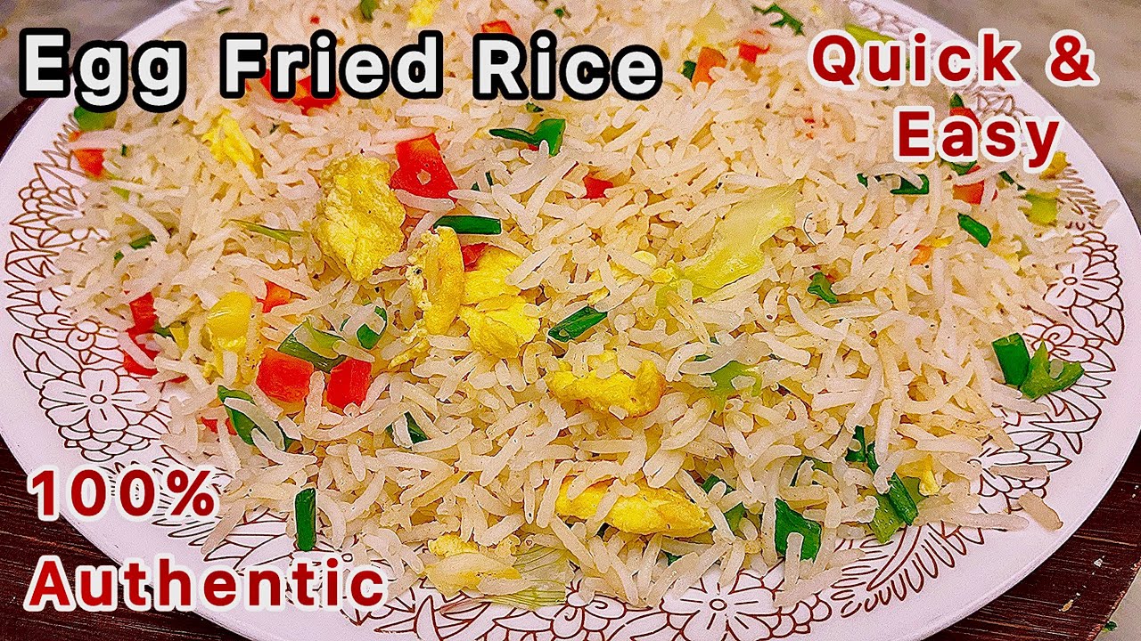 Egg Fried Rice Recipe By The Cutting Board/Mix vegitable rice ...