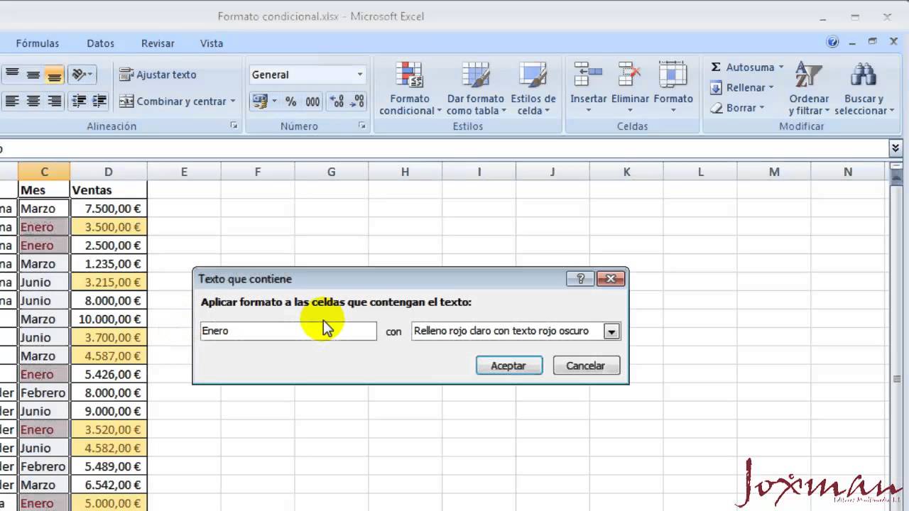 10-Excel avanzado: Formato condicional (Parte 1) - YouTube
