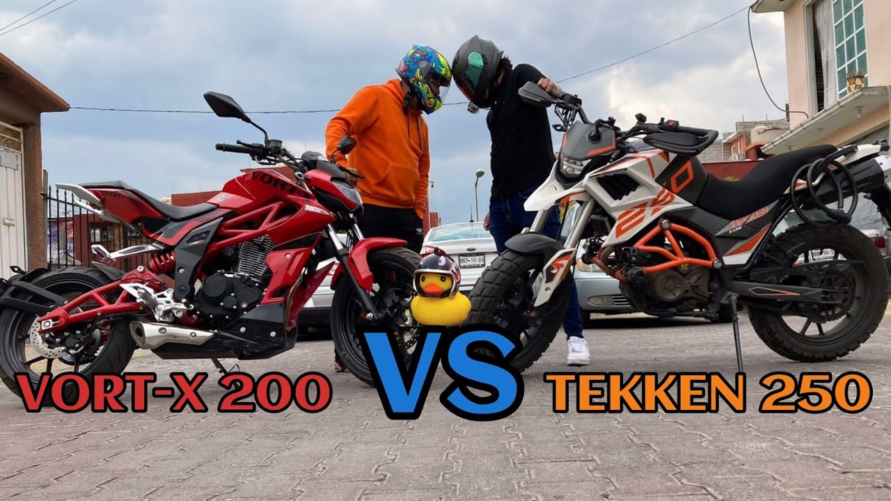 TEKKEN 250 🆚 VORT-X 200| ¿QUIEN GANARÁ?😱 | ZG-RIDER🏍️ - YouTube