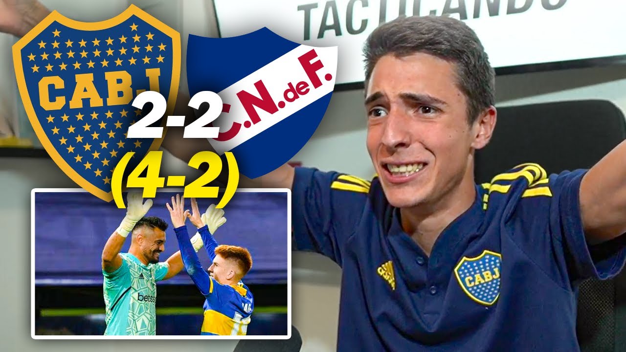 BOCA JUNIORS 2 (4) - NACIONAL 2 (2) - REACCION PICANTE Hincha de Boca ...