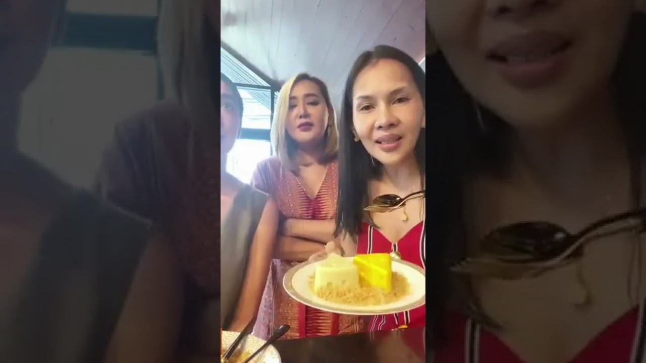 Gorgeous Thai transgender women having their meal in restaurant - YouTube
