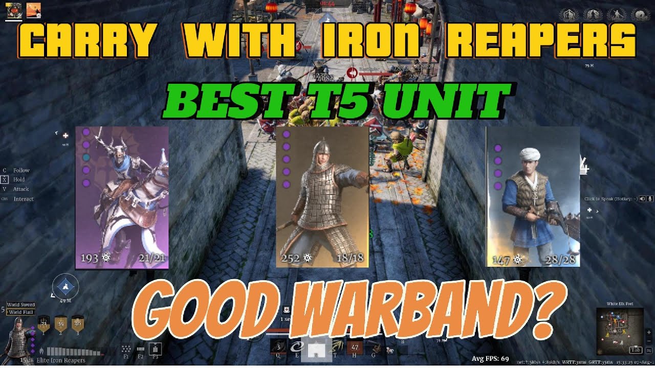 GOOD WARBAND? IRON REAPERS BEASTS-Conqueror's blade - YouTube