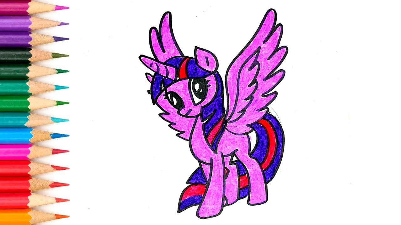 How to draw Twilight Sparkle easy | Part-1| My Little Pony #art # ...