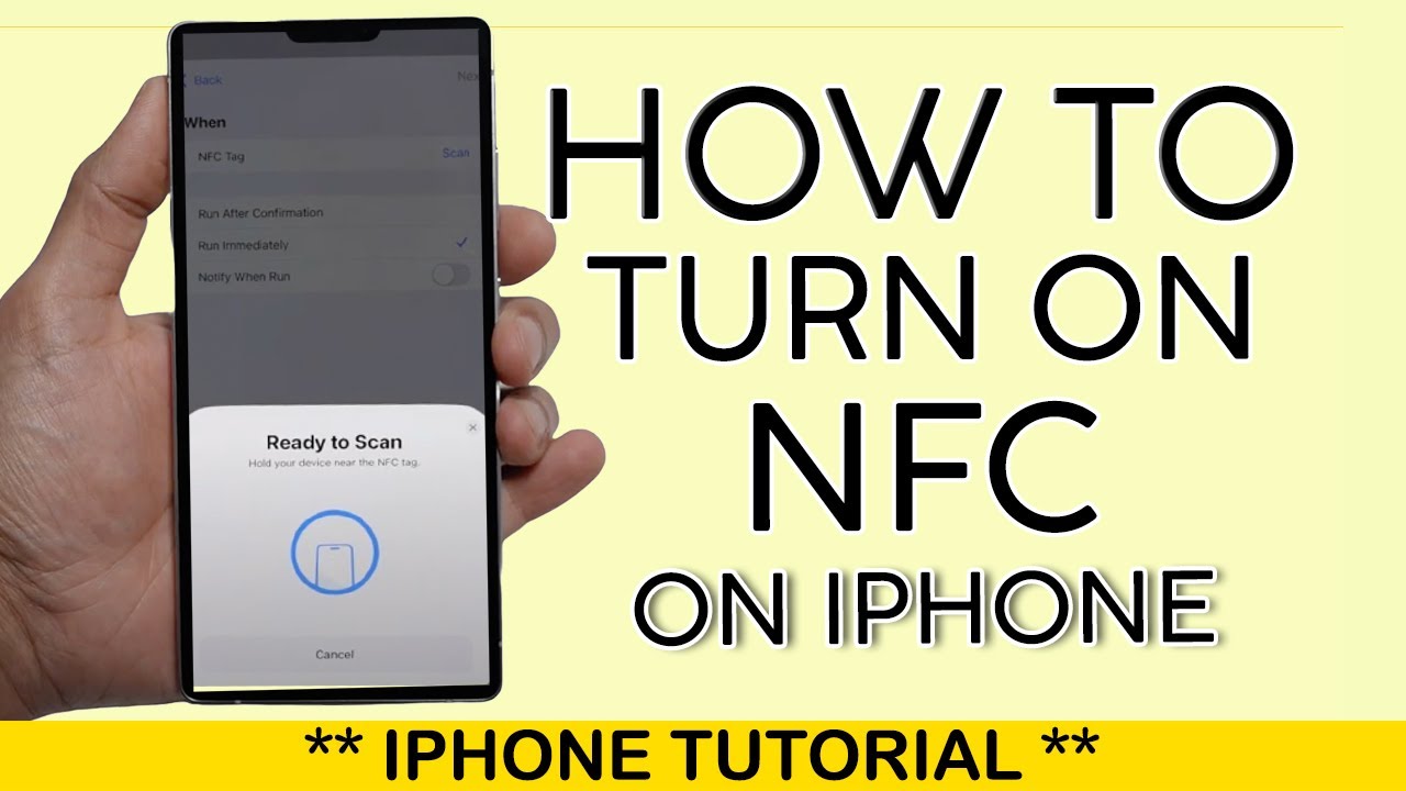 Turn on NFC iPhone | How to Turn On NFC on Your iPhone 2025 - YouTube