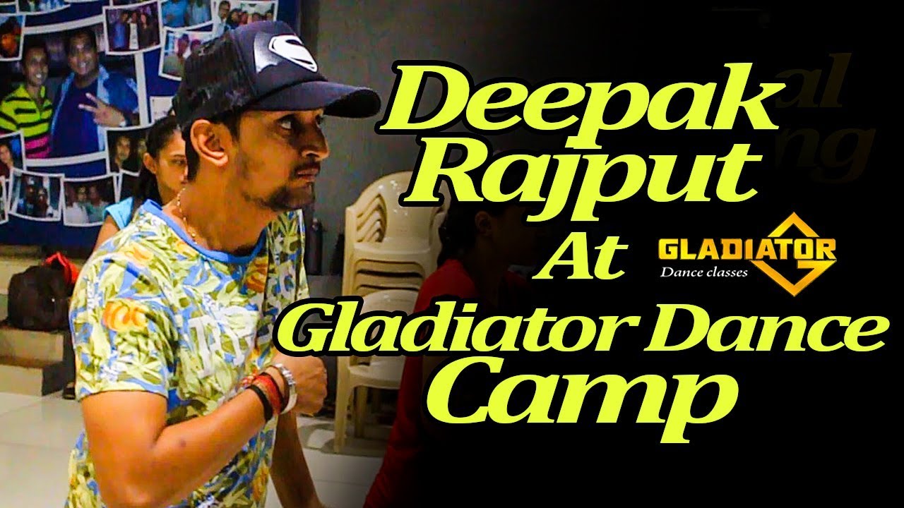 Deepak Rajput At Gladiator Dance Camp | Gladiator Dance Classes ...