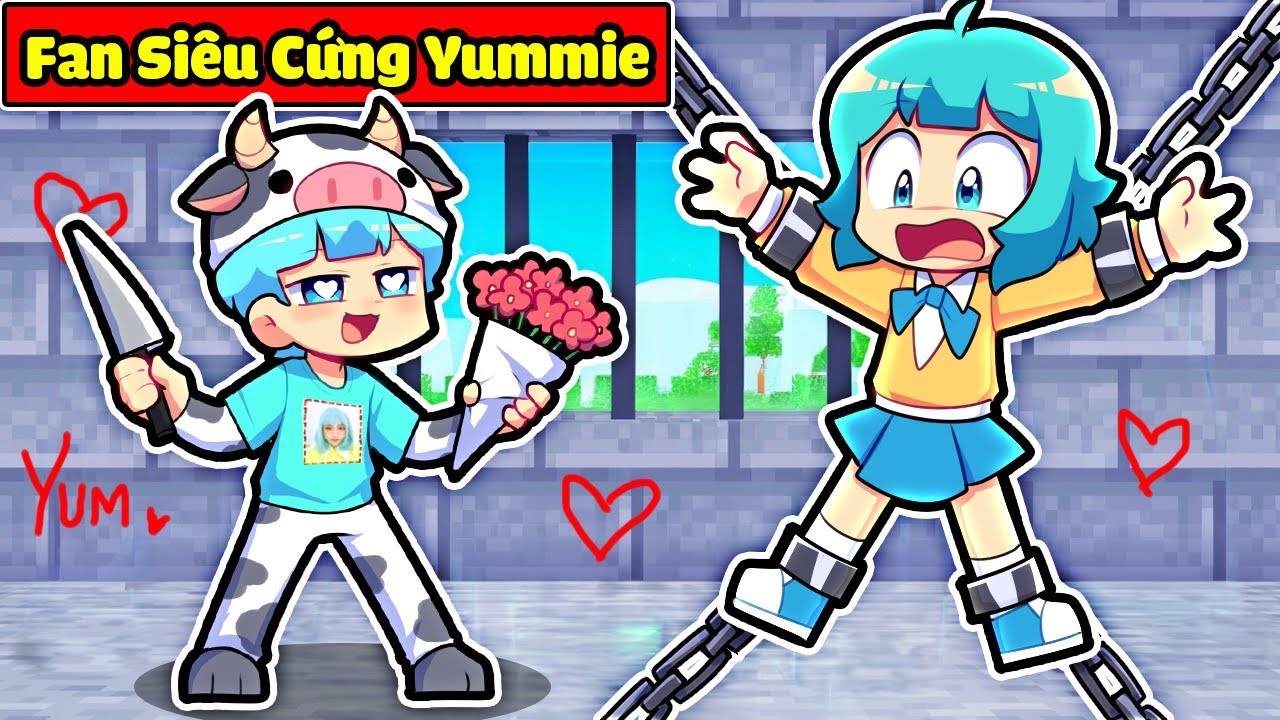 YUMMIE HỐT HOẢNG GẶP FAN SIÊU CỨNG BẮT CÓC TRONG MINECRAFT*YUMMIE BỊ ...