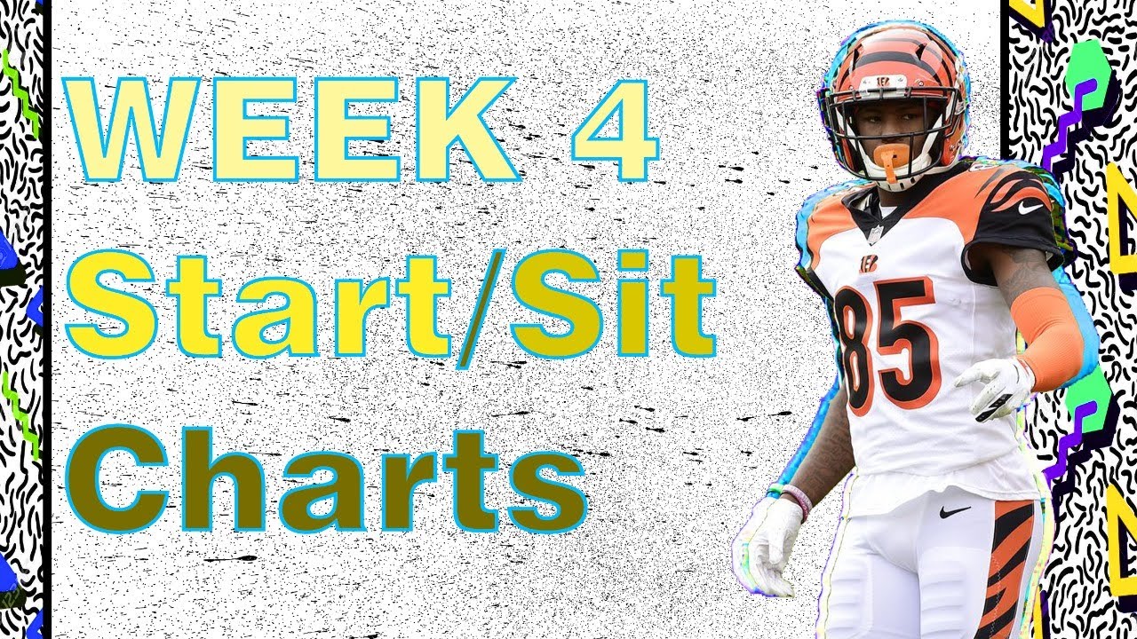 WEEK 4 START SIT CHARTs - YouTube