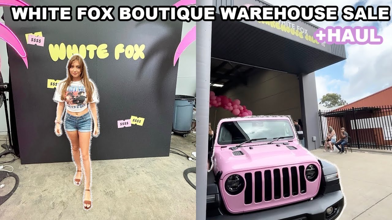 WHITE FOX BOUTIQUE WAREHOUSE SALE + Haul - YouTube