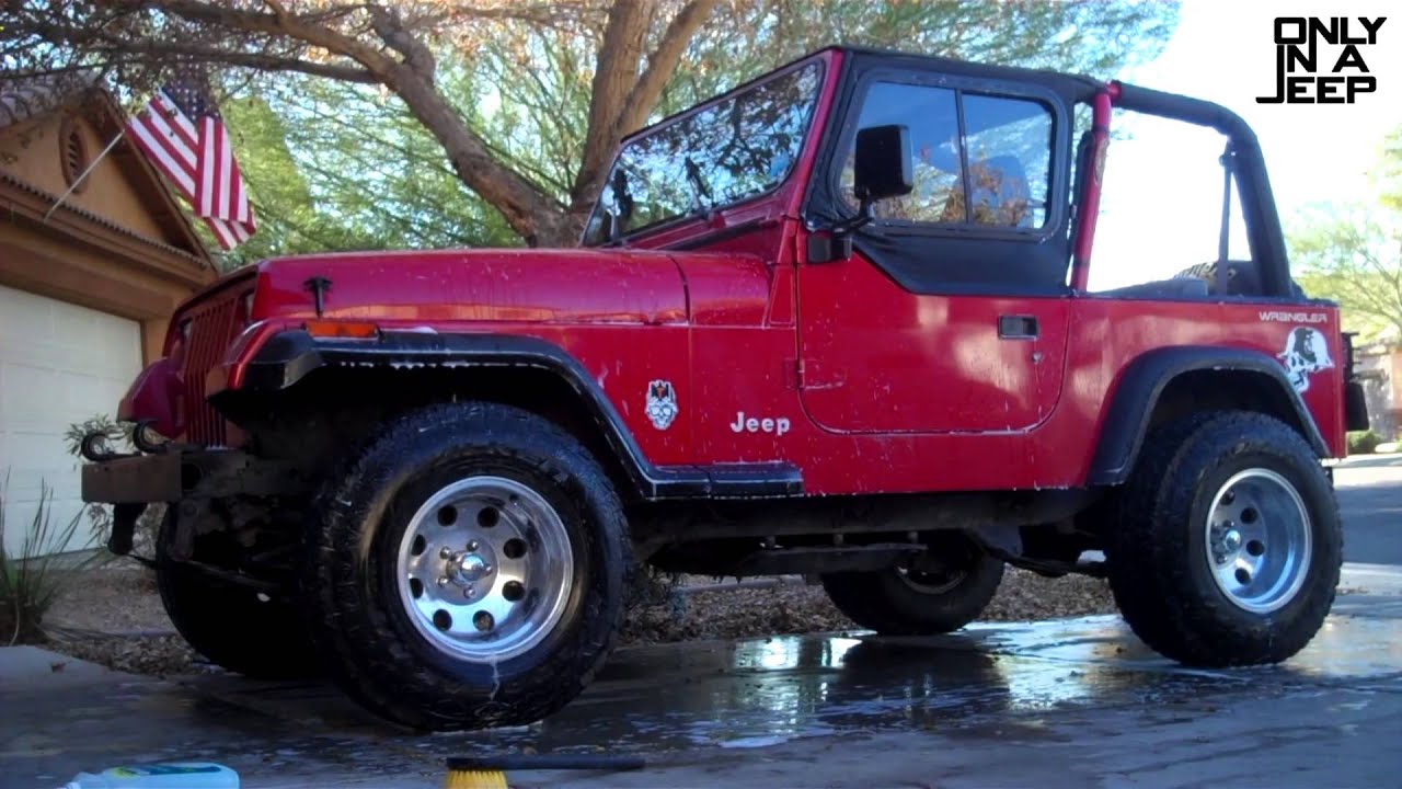 Washing the Wrangler (Timelapse) - YouTube