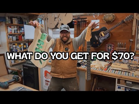 LUTHIER TAKES A REAL CLOSE LOOK AT A VERY CHEAP STRATOCASTER COPY - YouTube