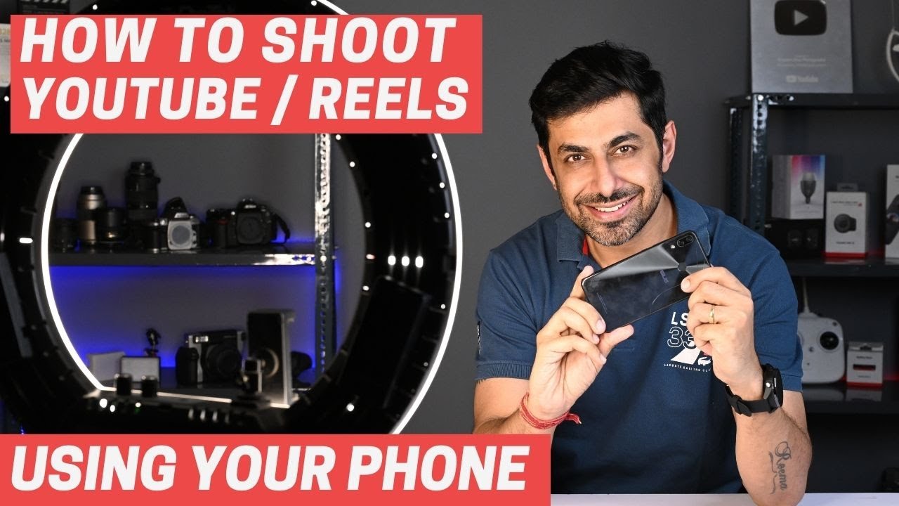 How to Shoot Youtube Videos & Reels with Phone | फ़ोन से DSLR वीडियो ...