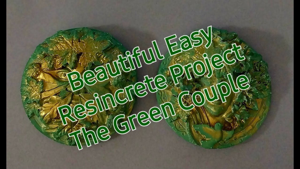 The Green Couple - A Resincrete Project #fuhitim #diy #epoxyresin #asmr ...