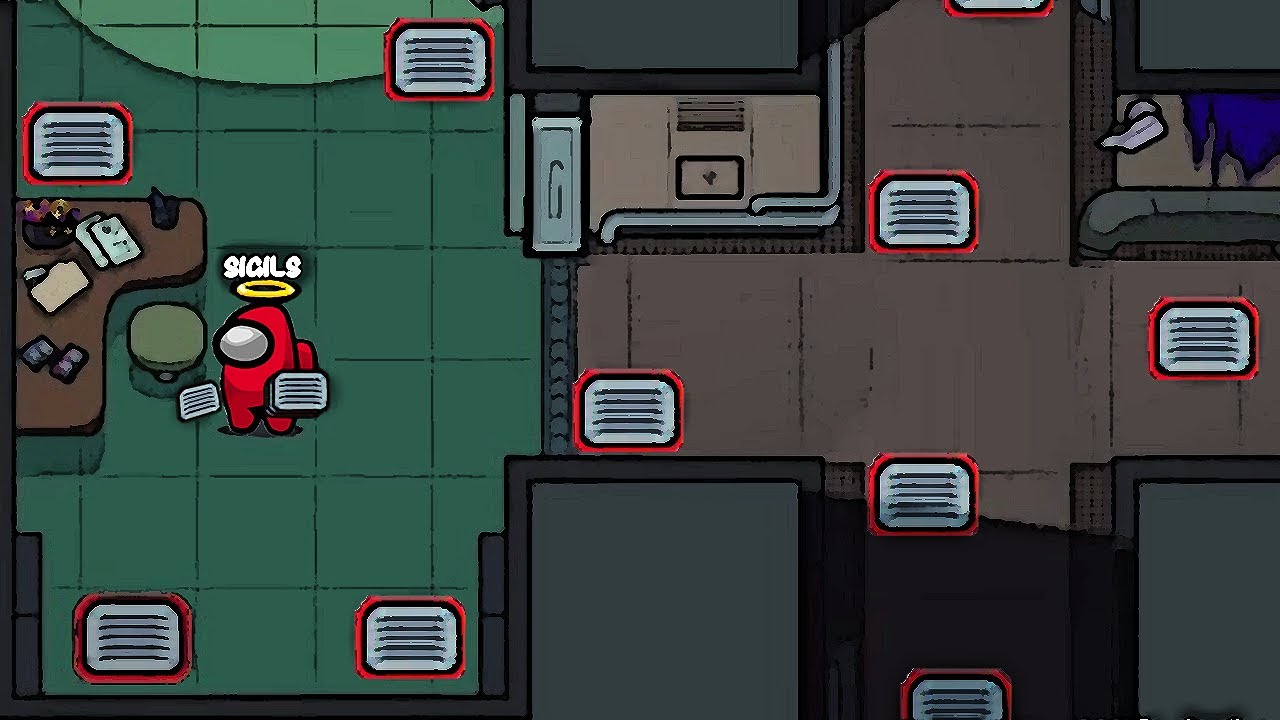 INFINITE VENTS as IMPOSTOR (Among Us) - YouTube