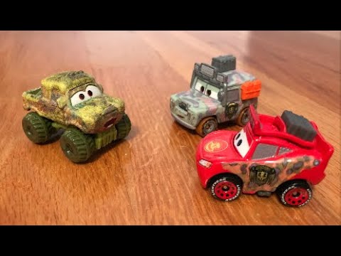 Disney Cars Mini Racers Bigfoot 3-Pack Review (Mossy Ivy, Cryptid ...
