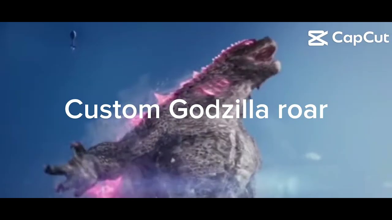 Custom Godzilla roar - YouTube