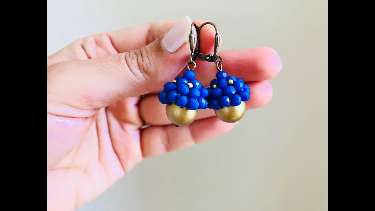 How to make beaded bead cap. Beaded Earrings DIY beaded earrings 💞 ...