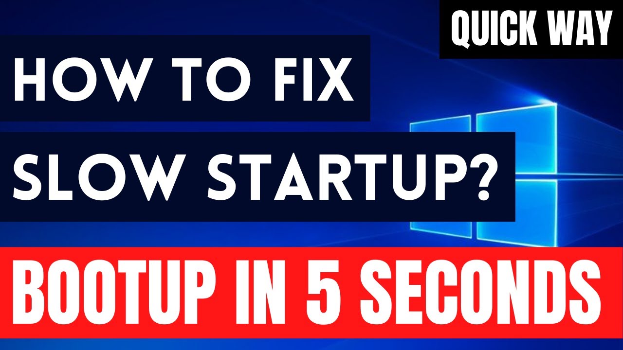 How to Disable Startup Programs in Windows 10 | Fix Slow Startup ...