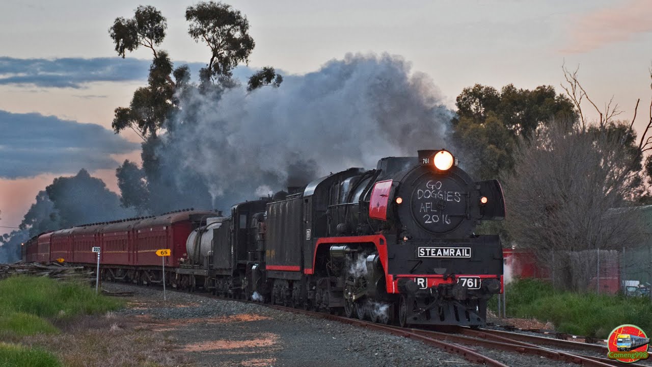Steamrail - Echuca Extravaganza | Back to Melbourne | R761, K153 & T364 ...