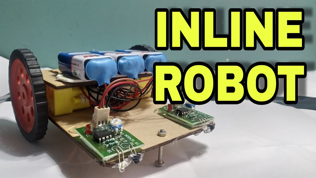 How to make a Inline Follower Robot at Home - YouTube