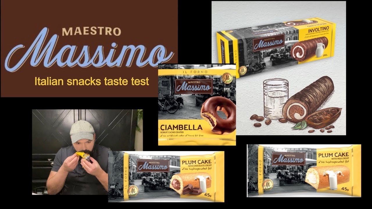 Maestro Massimo - Italian snacks taste test - YouTube