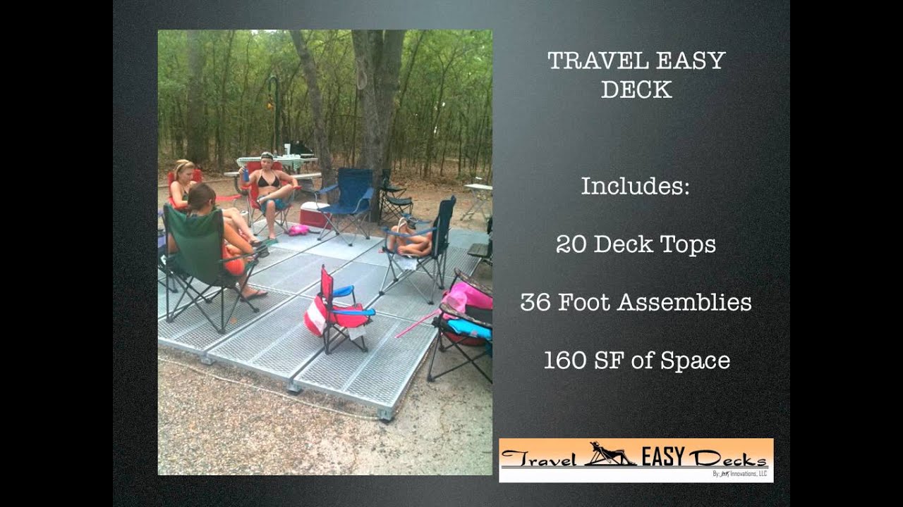 Travel EASY Decks: The Recreational Decking System That Goes Where YOU ...