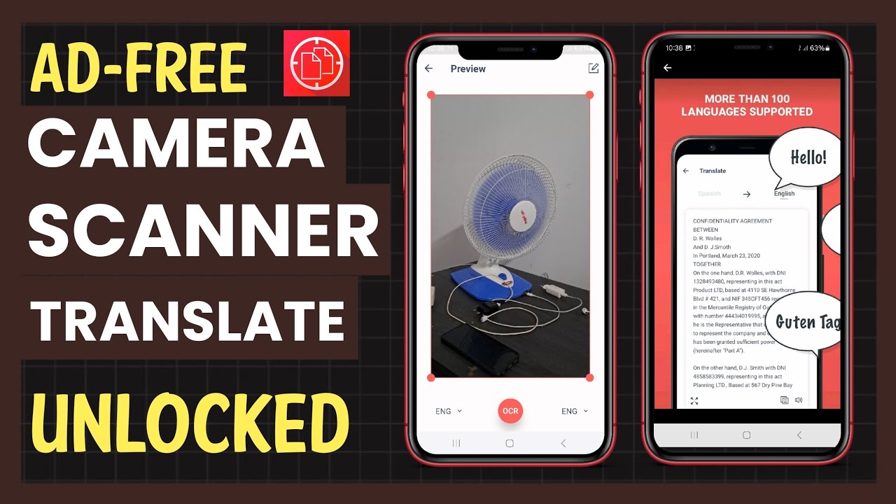 Best Free Camera Scan & Translate Photo App for Android - YouTube