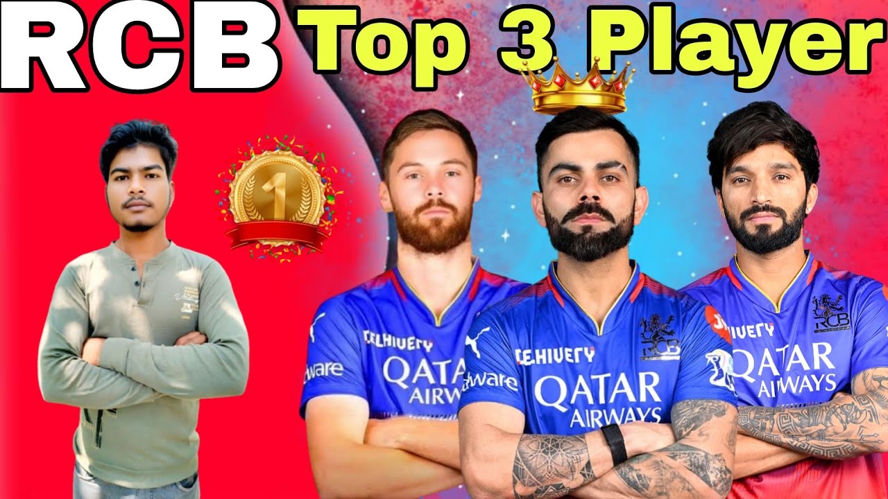 RCB KE TOP.3 PLAYER / tata IPL first match / today cricket updates/ IPL ...