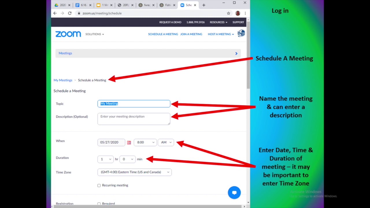 Zoom Basics 1 - YouTube