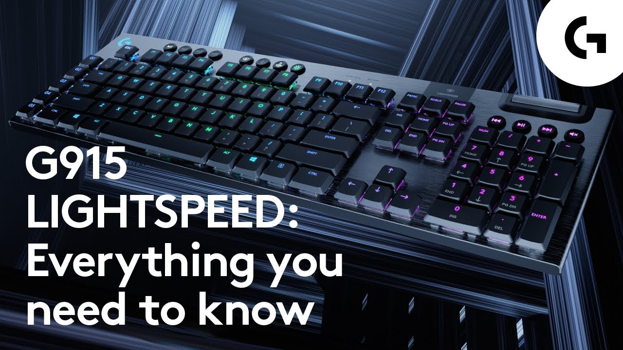 G915 LIGHTSPEED - Everything you need to know - YouTube