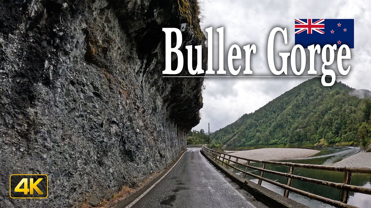 Scenic drive through the Buller Gorge on New Zealand's South Island 🇳🇿 ...
