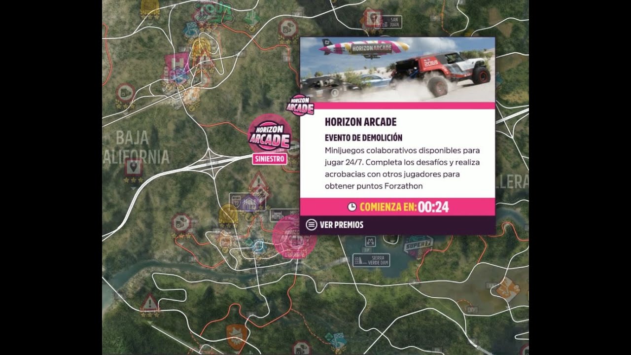 FORZA HORIZON 5. Otoño. Serie 7. MINIJUEGOS. Horizon Arcade. - YouTube