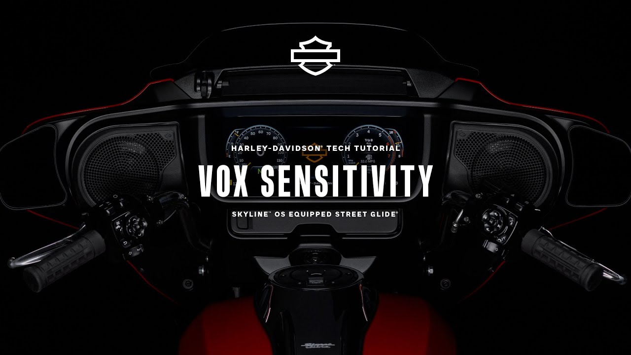 How to Set Vox Sensitivity with Skyline OS | 2024 Harley-Davidson ...