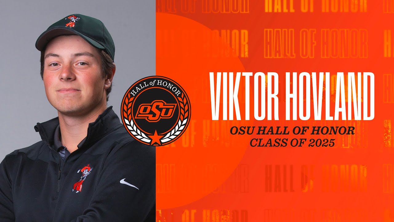 Viktor Hovland - Oklahoma State Hall of Honor 2025 - YouTube
