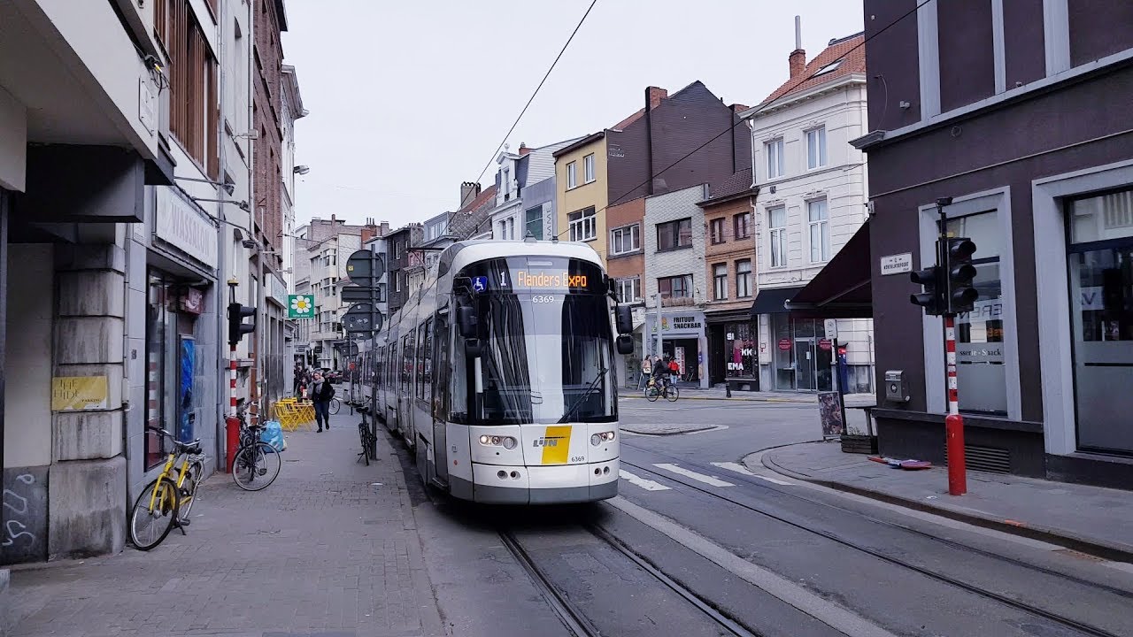Tram / Tramways / Straßenbahnnen in Ghent / Gent / Gand - YouTube