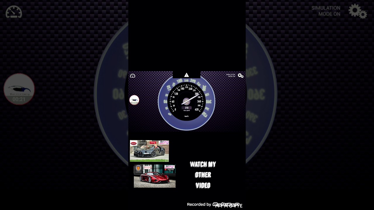 Speedometer test in Dream Car Bugatti Veyron #Speedometer #Supercar ...