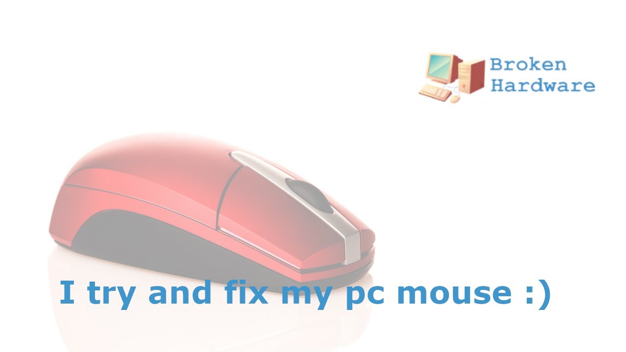 Fixing PC mouse middle scroll button - YouTube