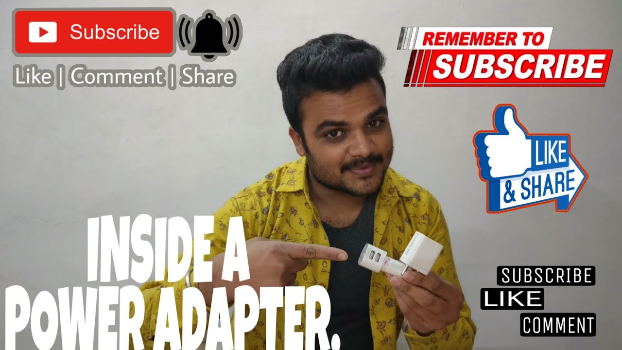 WHAT'S INSIDE A POWER ADAPTER (CHARGER)/HOW A POWER ADAPTER LOOKS FROM ...