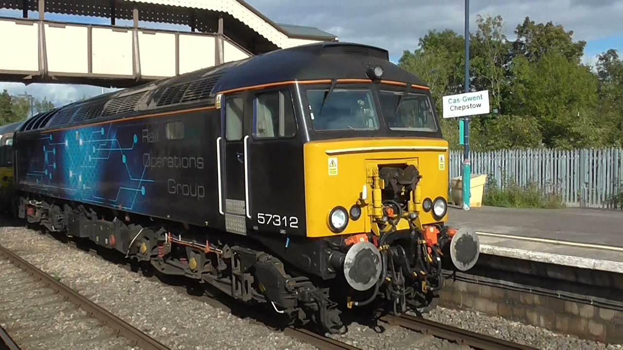 ROG Class 57 no: 57312-365505-365537 @ Newport {5Q76} 05/10/2021. - YouTube